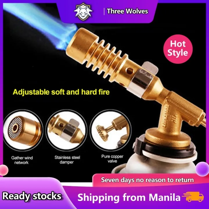 Portable Gas Torch Butane Gas Welding Torch Cooking Blow Torch Copper ...