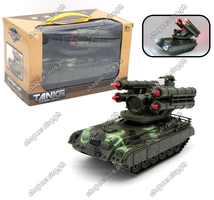 Tank Overload Military Electric Air Tanks Toy Light Sound Effect ...