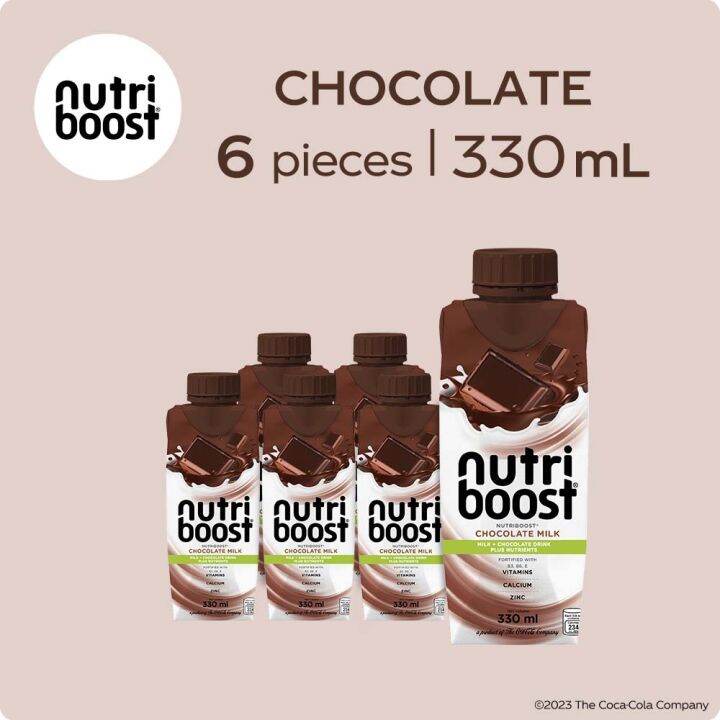 Nutriboost Chocolate 330mL - Pack of 6 | Lazada PH