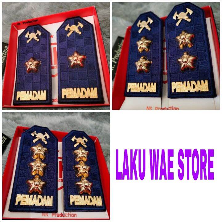 PANGKAT PDU DAMKAR 3D/4A/4B EXLUSIVE KAIN LOGAM | Lazada Indonesia