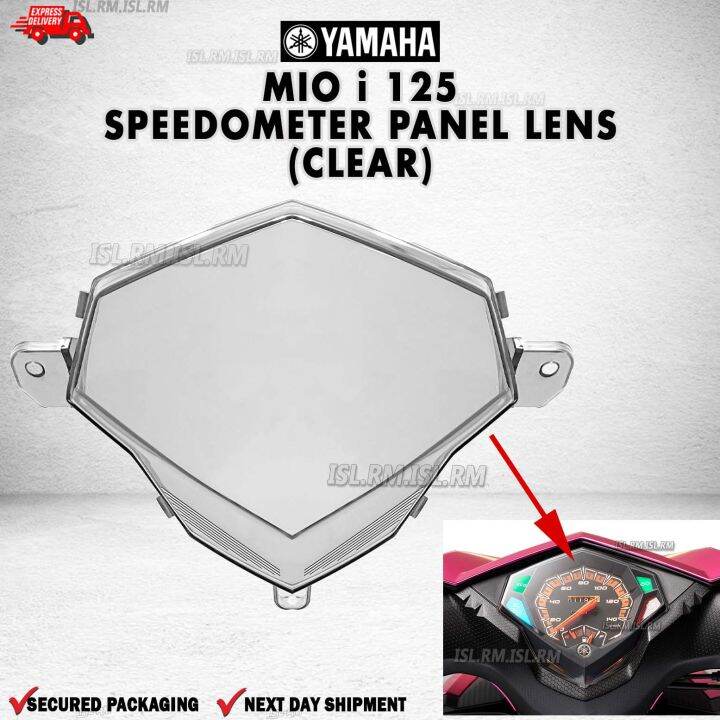 Yamaha Mio i 125 Speedometer panel lens OEM replacement CLEAR/ SMOKED ...