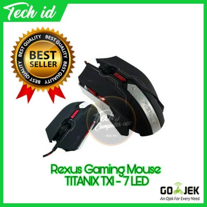 Mouse Gaming Rexus Gaming Mouse TITANIX TX1 - 7 LED 6D Original ...