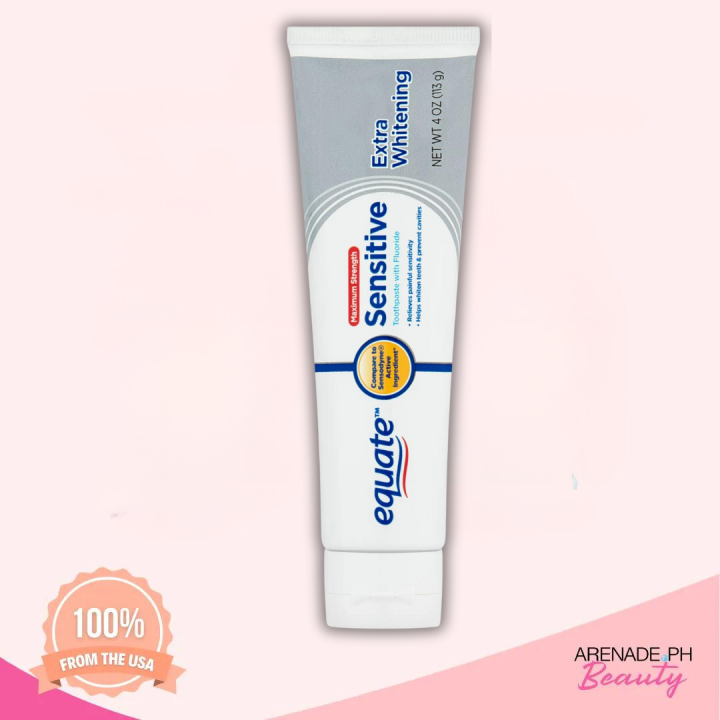 Equate Maximum Strength Sensitive Toothpaste with Fluoride | Extra ...