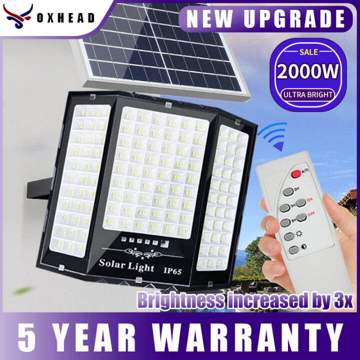 OXHEAD fully automatic 2000W outdoor solar projection light energy ...
