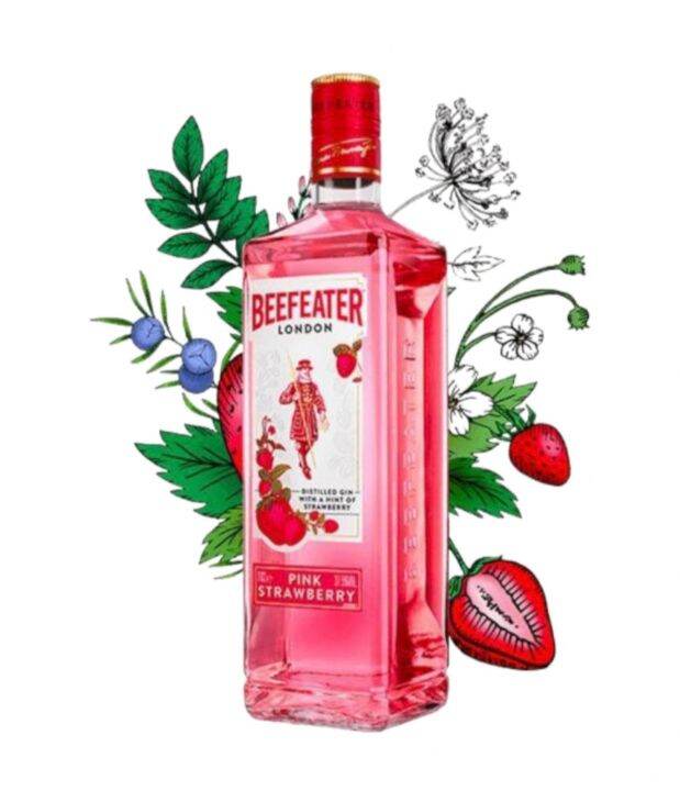 Beefeater London Pink Strawberry Gin (700ml) ABV 37.5% | Lazada PH