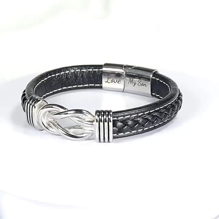 เครื่องประดับสไตล์ระเบิดเครื่องประดับมือไทเทเนียมพังค์ผู้ชาย celet ...