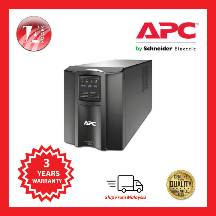 [NEW] APC Smart-UPS, Line Interactive, 1500VA, Tower, 230V, 8x IEC C13 outlets, Network Card ...