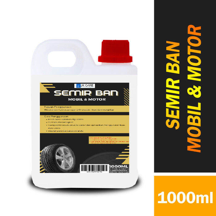 Semir Ban PREMIUM Pengkilap Ban & Penghitam Ban Mobil Motor 1 Liter ...
