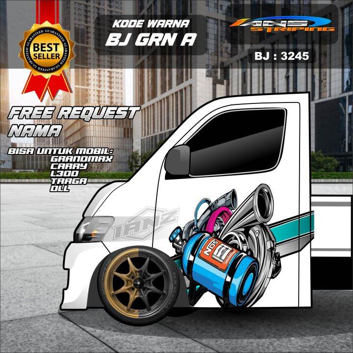 BJ 3245-STIKER DECAL PINTU CARRY TRAGA VARIASI- STIKER CUSTOM UPDATE ...