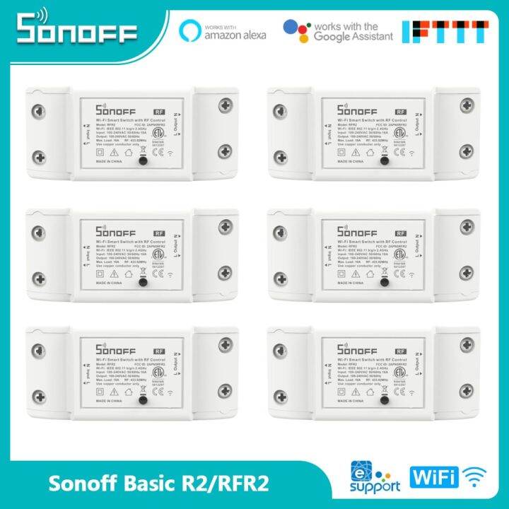SONOFF R2พื้นฐาน/RFR2มินิโมดูล DIY สวิตช์ไฟไวไฟสวิตช์แอปรีโมทคอนโทรลไร้ ...