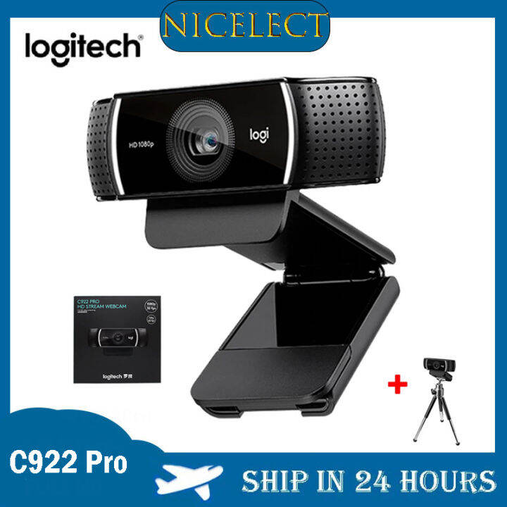 Logitech C922 Pro Stream HD Webcam 1080p Built-in Microphone for PC ...