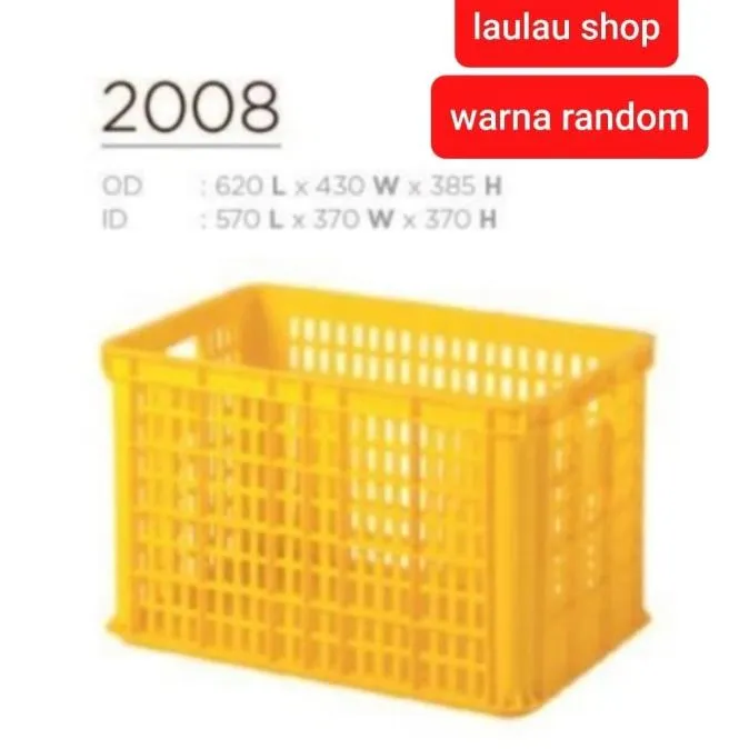 Keranjang Industri Rabbit 2008 / Box Container Krat Plastik Roti ...