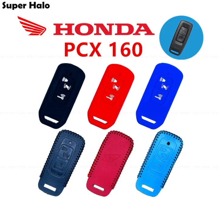 100% Genuine Leather Key Cover For Honda Remote Cover PCX PCX-160 ...