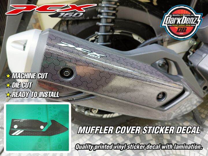 Honda PCX 160 for Muffler - Rear Fender & Front Chin Printed Sticker ...