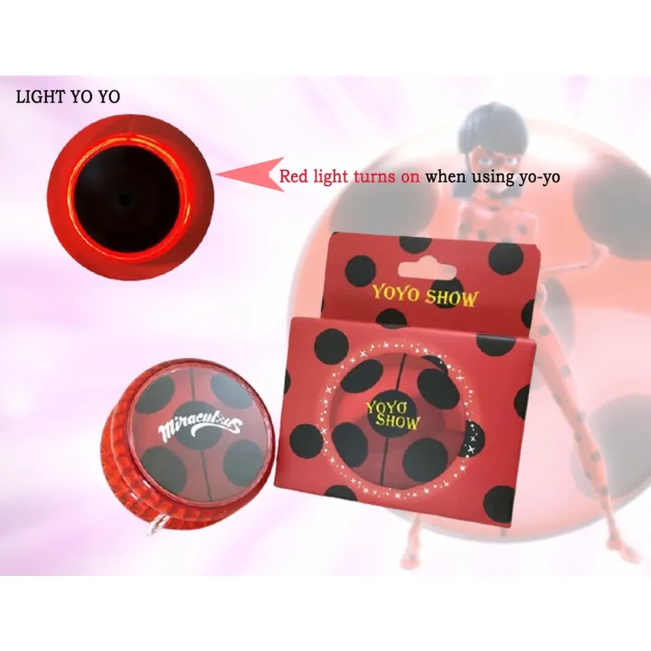 Miraculous Ladybug Yo-yo(Star Candy 8g) & Lightning Yo-yo | Lazada PH