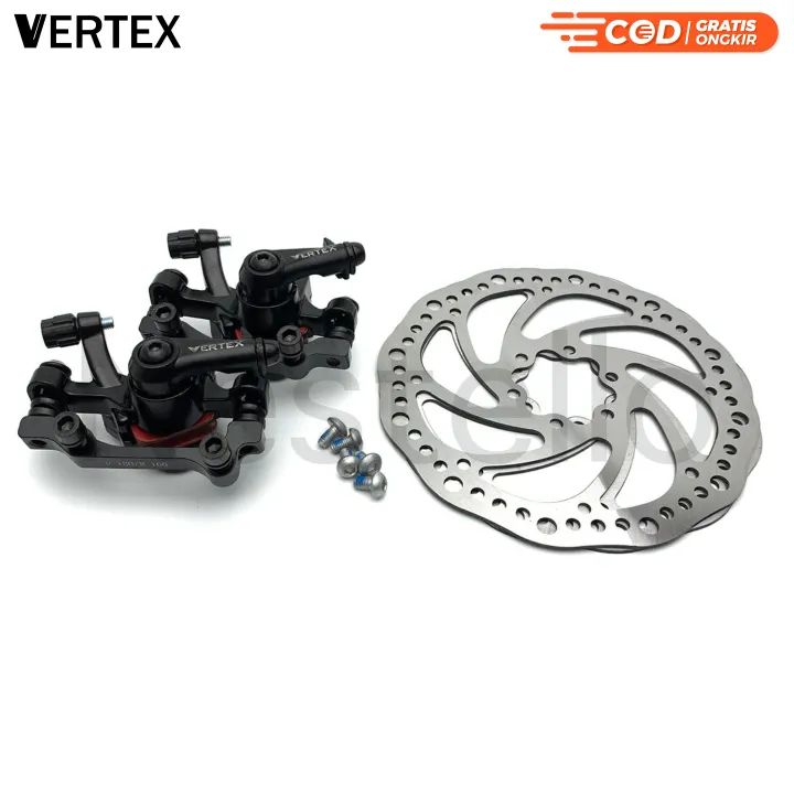 KALIPER MEKANIK VERTEX SYTE REM CAKRAM CALIPER FULL SET DISC BRAKE ...