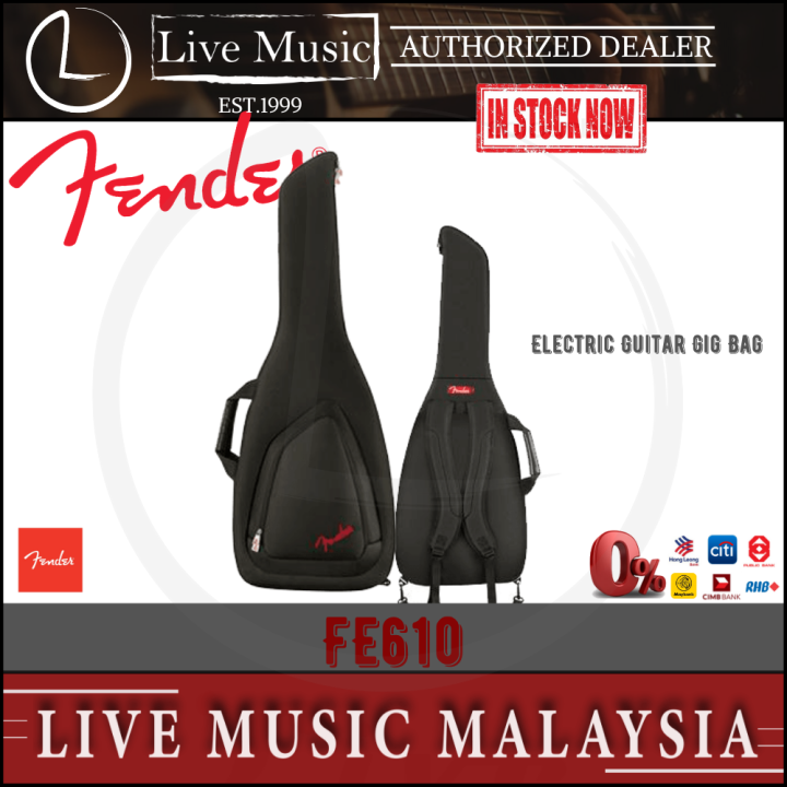 Fender FE610 Stratocaster/ Telecaster Electric Guitar Gig Bag (FE-610 ...