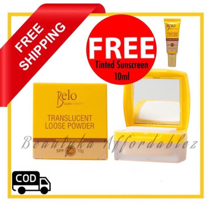 Belo Sun Expert - Transluscent Loose Powder 10g + FREE Tinted Sunscreen ...
