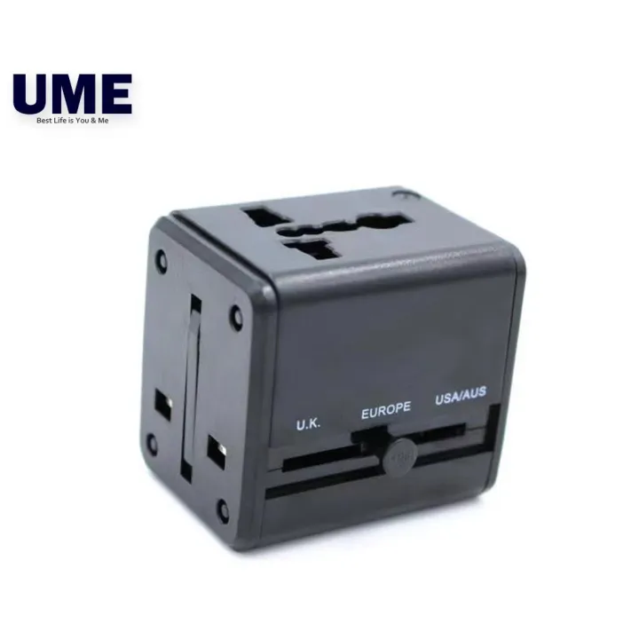 All in One Universal Multi-Nation Plug Travel Adapter With USB Port ...