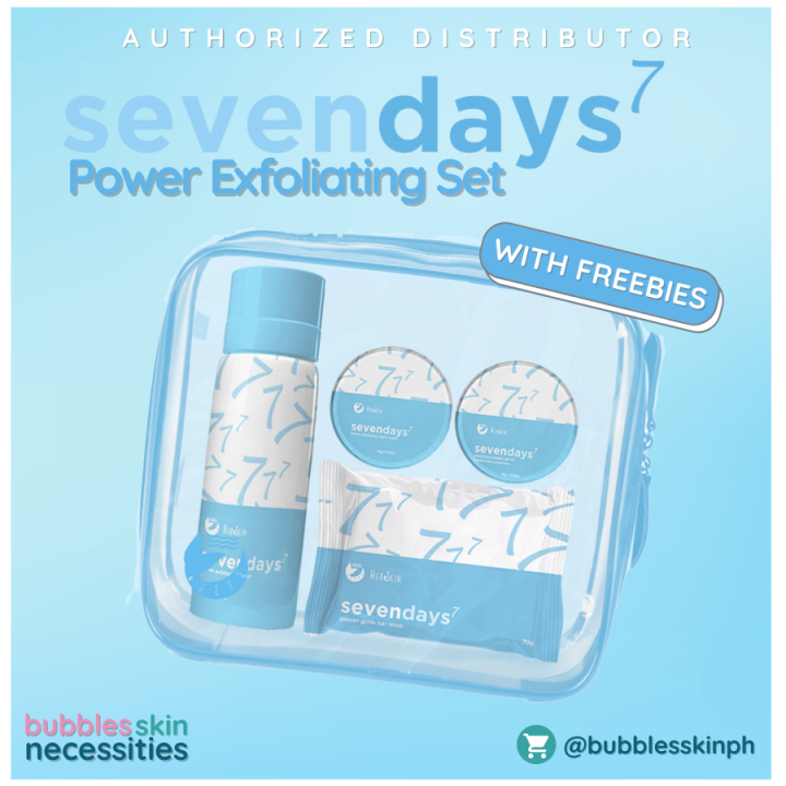 SEVENDAYS Power Exfoliating Set Rejuvenating Set by Her Skin 7days Kath ...