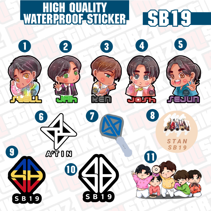 SB19 - Waterproof Sticker | Lazada PH