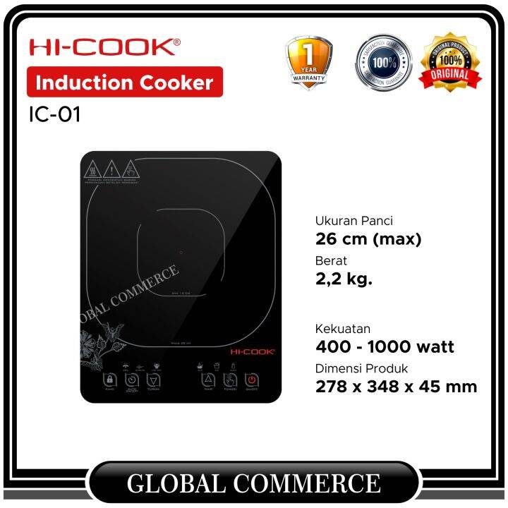HI-Cook Induction Cooker IC-01 Kompor Induksi IC 01 | Lazada Indonesia