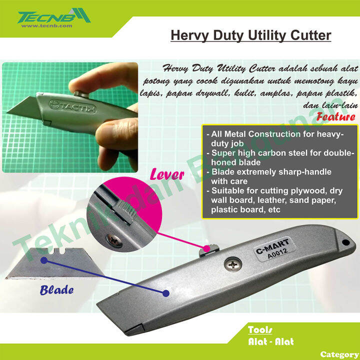 Heavy Duty Utility Cutter | Lazada Indonesia