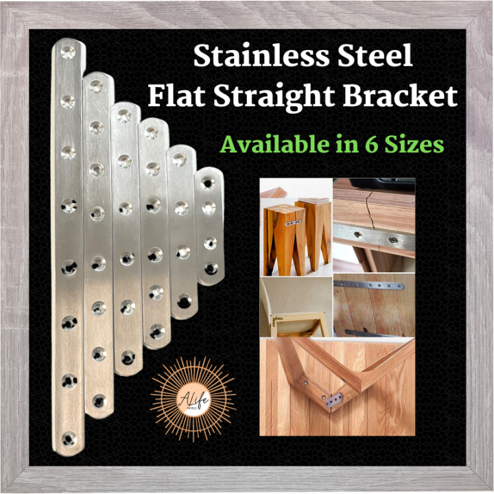 ALife World Stainless Steel Flat Straight Joining Bracket Cabinet ...