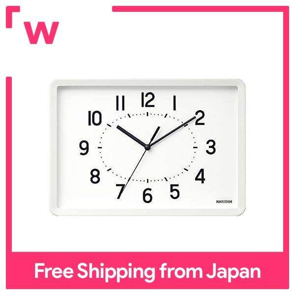 Rhythm Hanging clock, wall clock, A4 size interior clock Rhythm PLUS ...