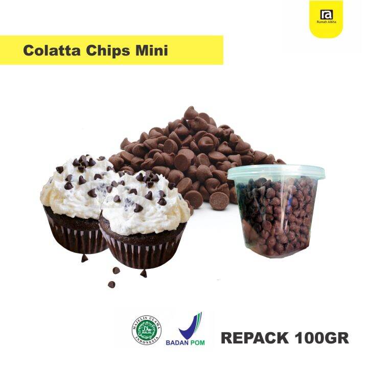COLATTA MINI CHOCOCHIPS - Cokelat - Coklat chips - 100Gr | Lazada Indonesia
