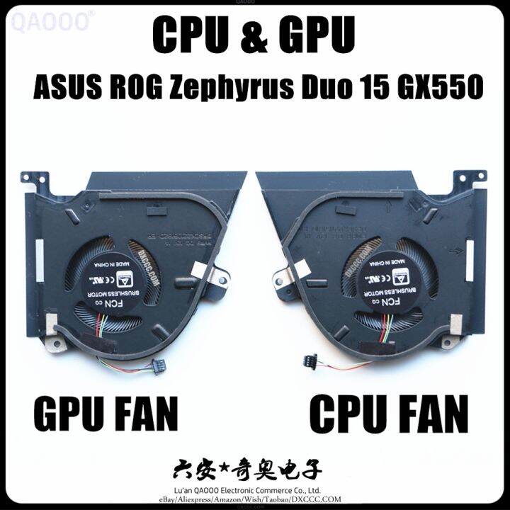 พัดลมระบายความร้อนสำหรับ ASUS Zephyrus Duo 15 2022 GX550 GX550LXS ...