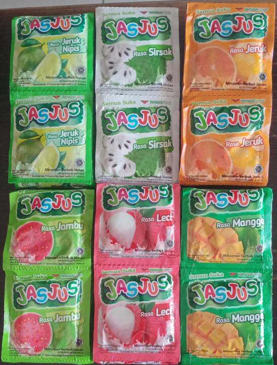 Jasjus Minuman Serbuk Enak dan Murah (1 Renceng 10 Sachet) | Lazada ...