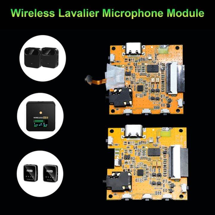 Wireless Lavalier Microphone Module 2.4G Module 1 with 1 for Live ...