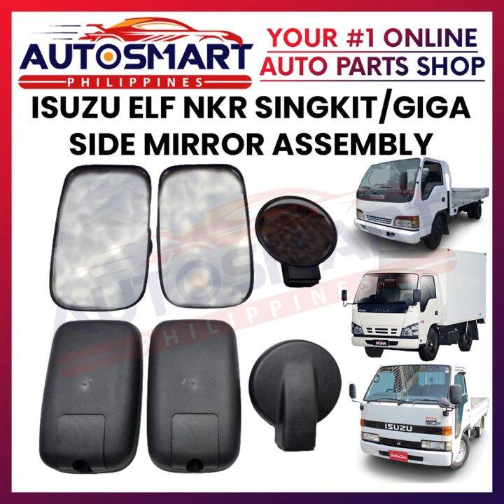 banig sa sahig ng kotse helmet unan sa upuan rearview mirror Isuzu Elf ...