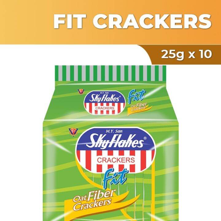 Skyflakes Fit Crackers Oat Fiber 25g x 10 | Lazada PH