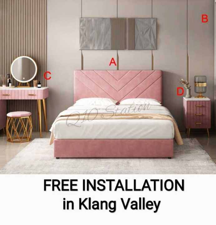 Q 10 Mix & Match Modern Queen Bedroom Set - Queen Bedframe / Queen ...