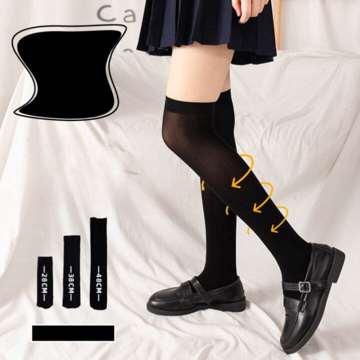 TWINKLE FASHION 1pair Knee High Socks School sock Korean Japanese ...