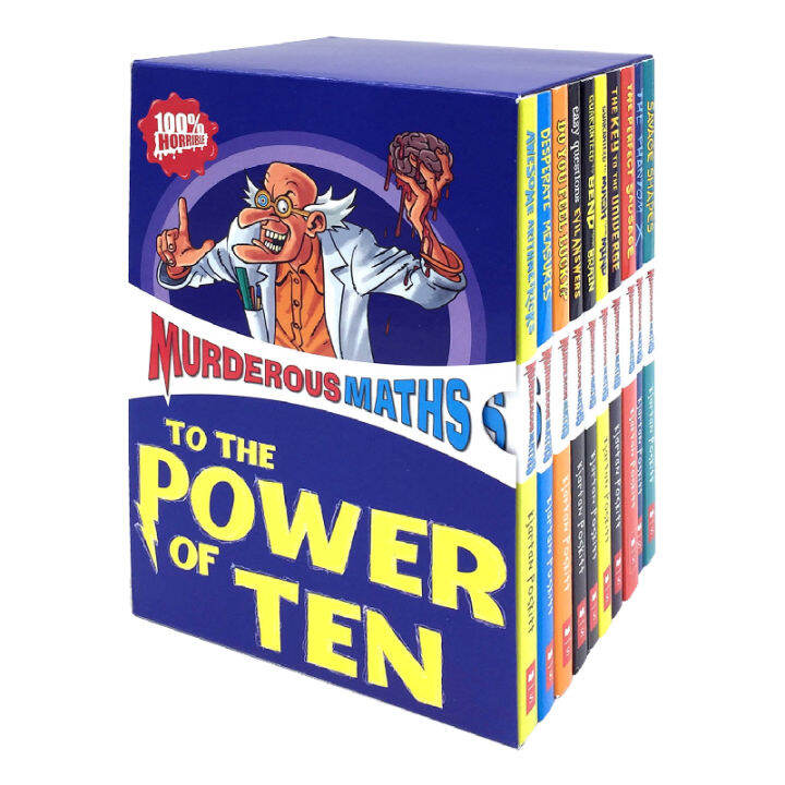 Genuine English original scholastic horable series murderous math ...