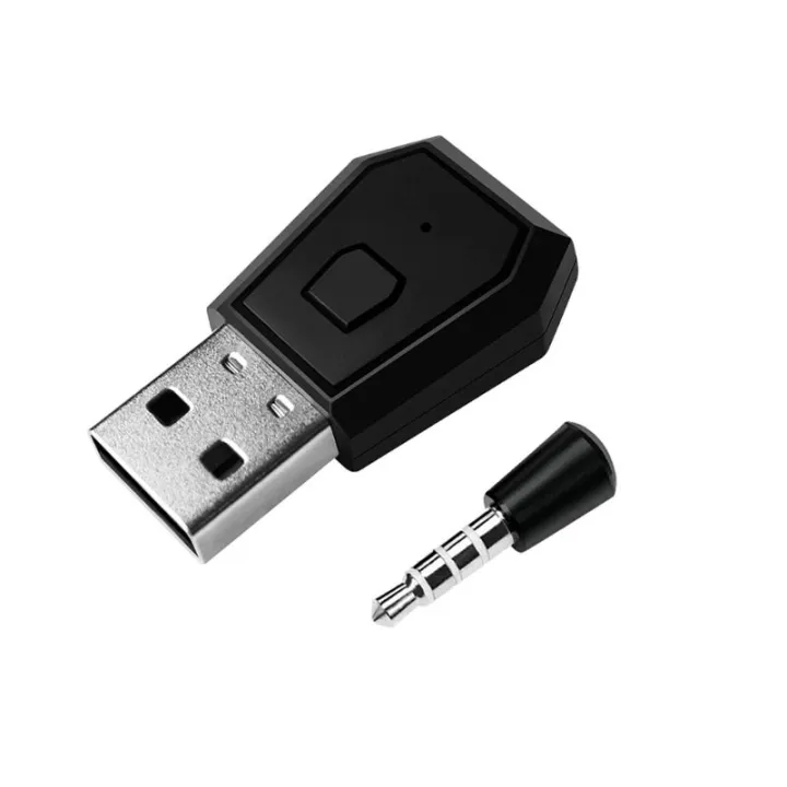 3.5mm Bluetooth 4.0 + EDR USB Dongle Wireless Adapter for PS4 ...