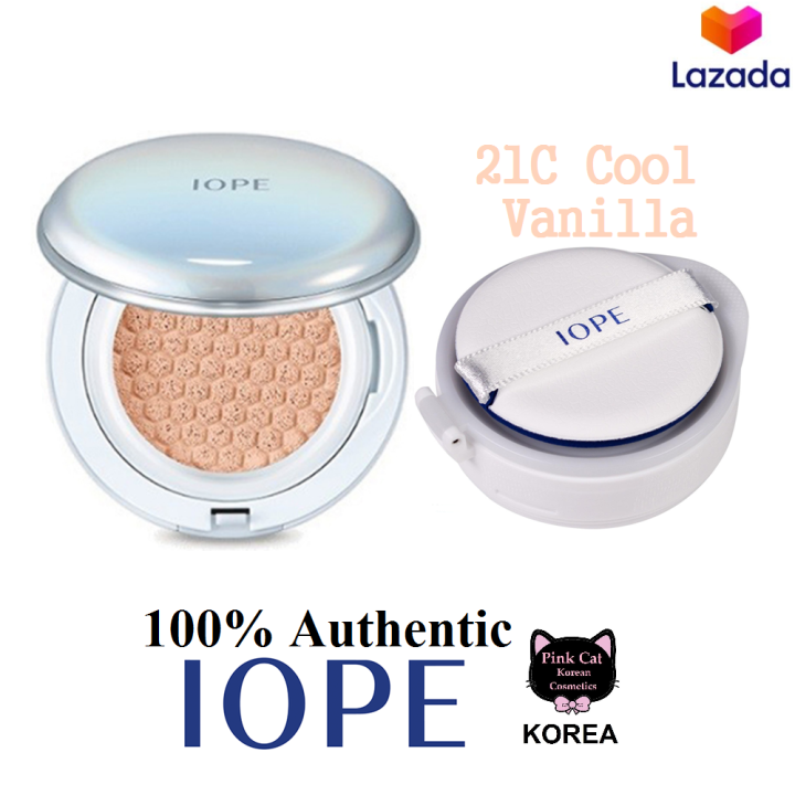 Korean Cosmetics IOPE Air Cushion w/ Refill Natural | Lazada PH