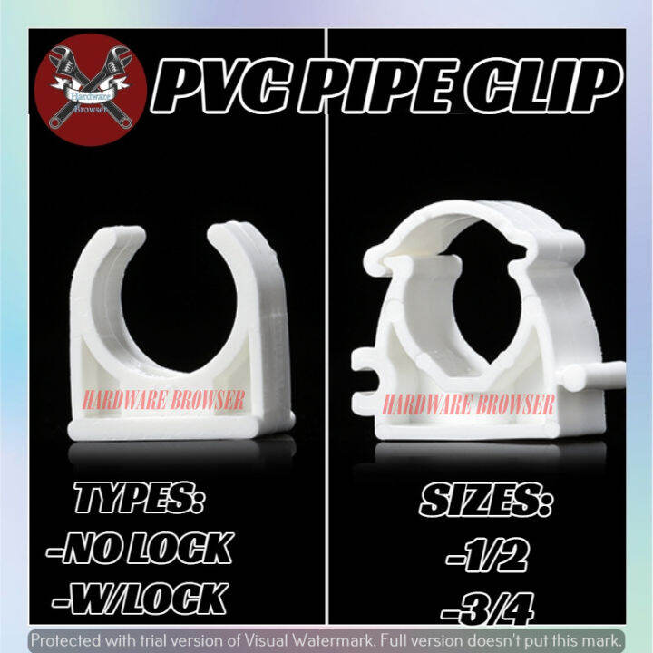 10PCS PPR-14 SUPREME PPR PIPECLIP PVC CLAMP (1/2", 3/4") | Lazada PH