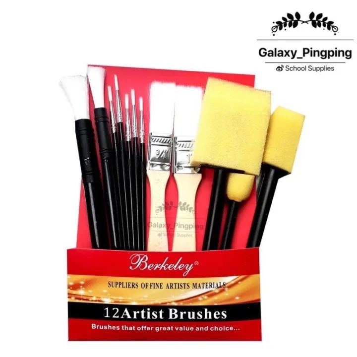 Berkeley Fine Artist Brush Tool Set (12pcs) | Lazada PH