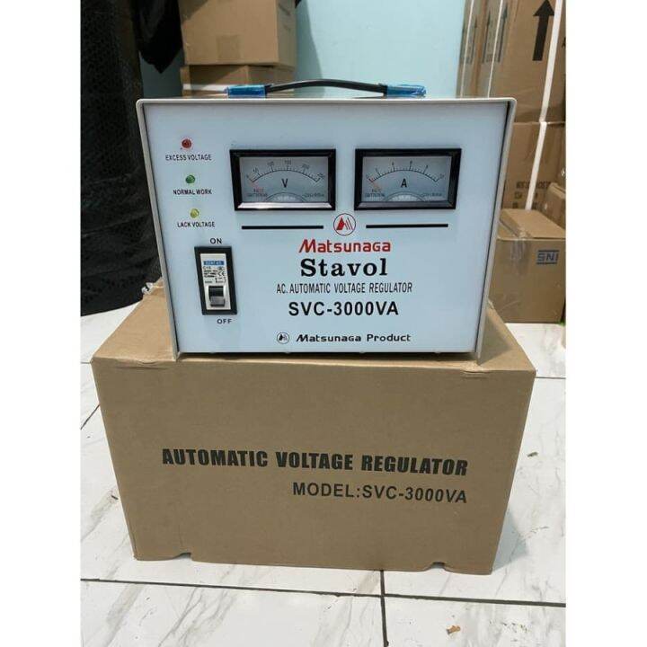Stabilizer Matsunaga 3000w Stavol SCV 3000N 3000 watt SVC-3000VA | Lazada Indonesia