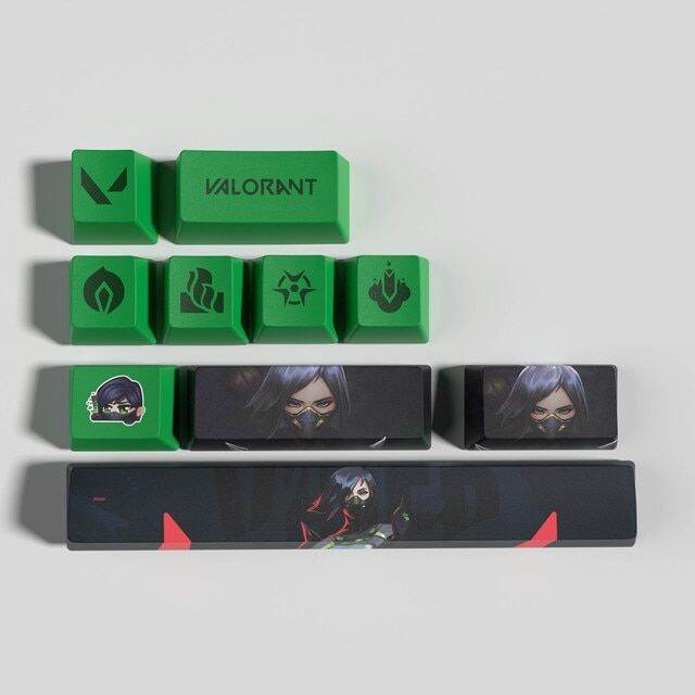 Valorant game keycaps reyna OEM Profile 10keys PBT dye sub keycaps ...