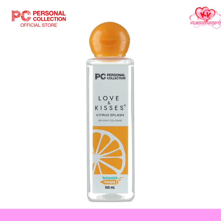 Original Love & Kisses Splash Cologne Citrus Splash 100ml Personal ...