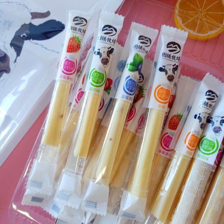 Milk Stick นมแท่งรสผลไม้ อร่อย หอม หวาน อายุการเก็บรักษา 12 เดือน ดูวัน ...