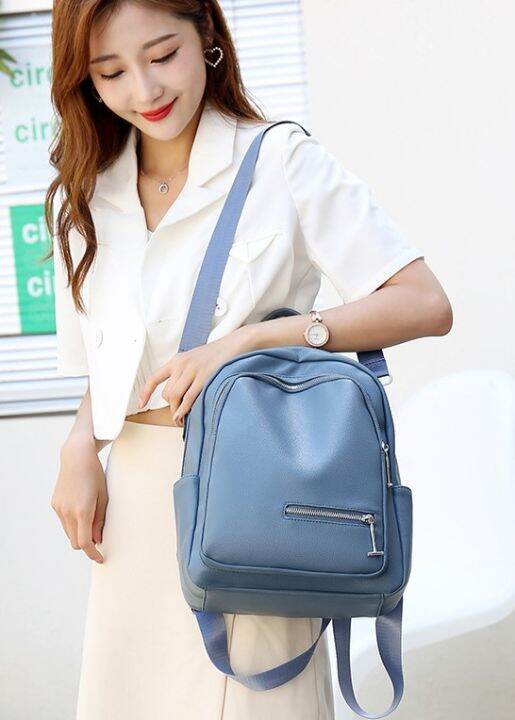 Azgalery T255 / Tas Punggung Ransel Sekolah Cewek Kekinian Backpack ...