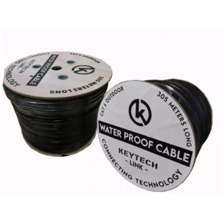 KENLEI KEYTECH Outdoor Cat6 300M Full Meter Outdoor UTP Cable CCA Cat6e ...