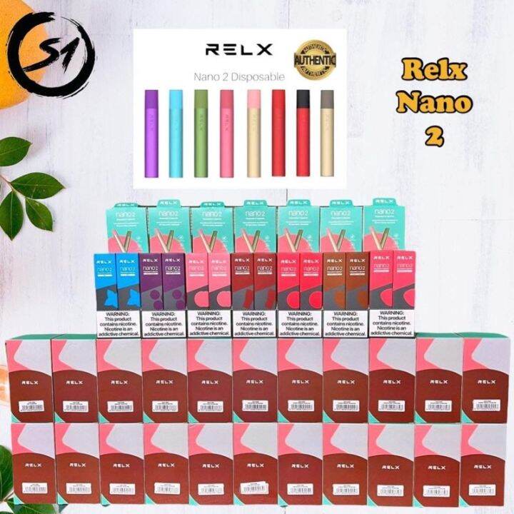 【WR9doK3X】Legit Relx Nano 2 Disposable Pod 300 Puffs Assorted Ejuice ...