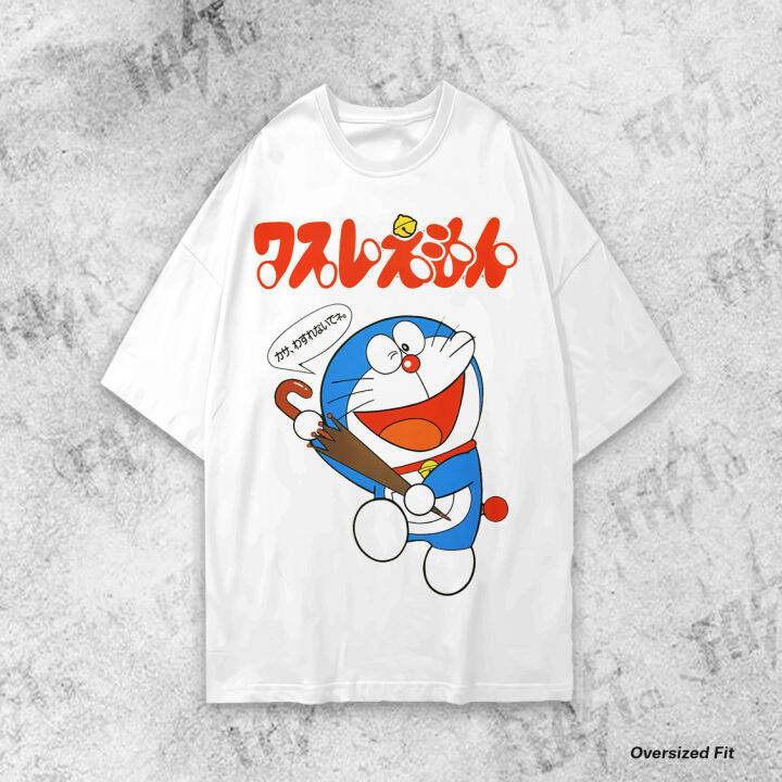 Doraemon Cartoon 90s Vintage Oversize T shirt | Lazada Indonesia